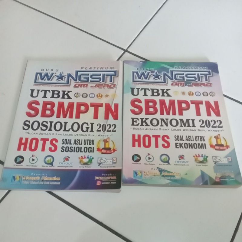 Jual Buku Wangsit UTBK SBMPTN 2022 Hots soal asli Ekonomi & sosiologi ...