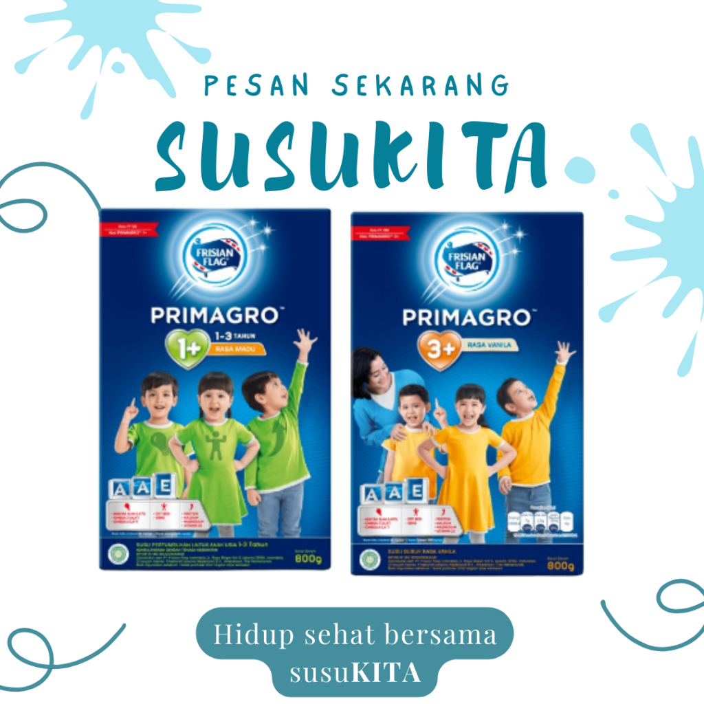 Jual Frisian Flag Primagro 1+ Madu/ Primagro 3+ 750g | Shopee Indonesia