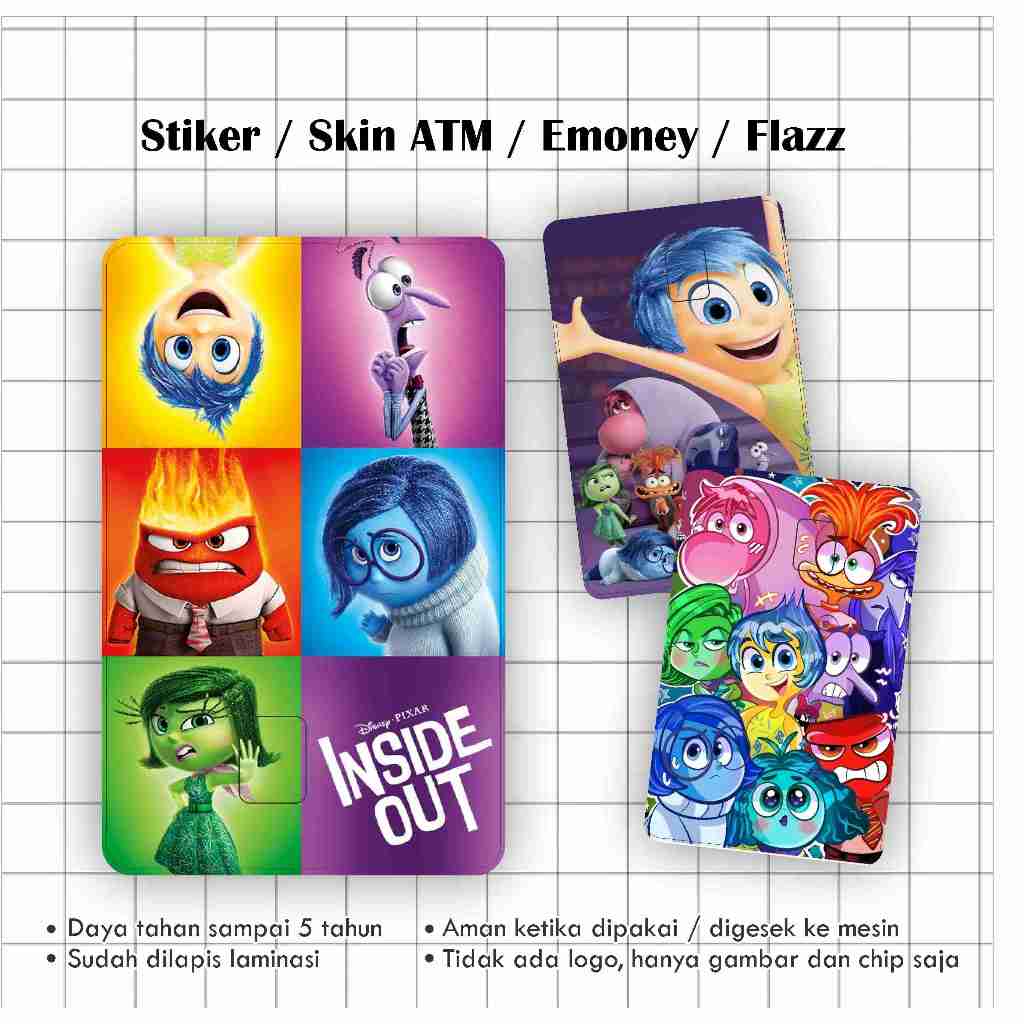 Jual Stiker Inside Out untuk ATM / Flazz / Emoney / Garskin / Skin ...
