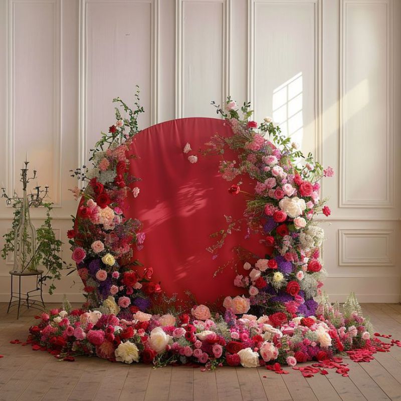 Jual Cover bulat/backdrop/kain diameter 70cm | Shopee Indonesia