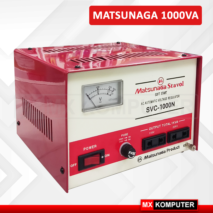 Jual Stabilizer Matsunaga 1000VA Stavol Svc 1000N | Shopee Indonesia