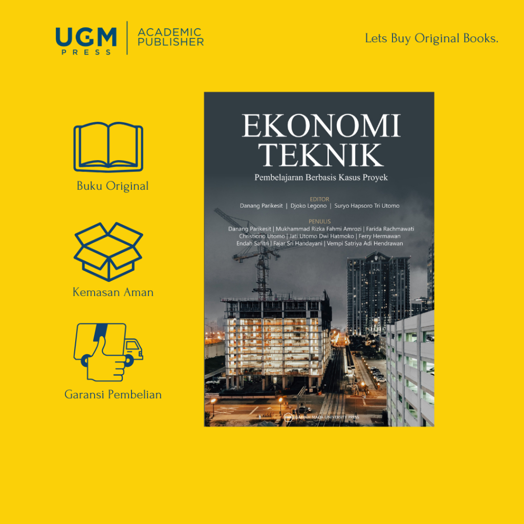 Jual UGM Press Buku Original Ekonomi Teknik Pembelajaran Berbasis Kasus ...