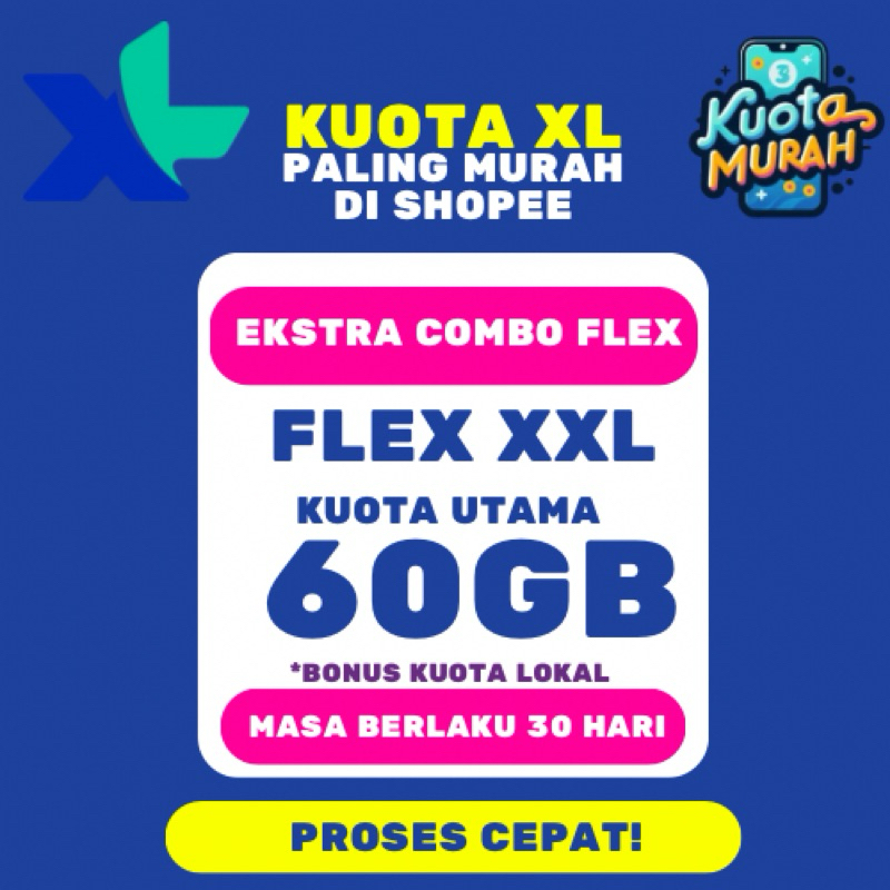 Jual PAKET DATA XL EKSTRA COMBO FLEX MURAH 30 HARI SELURUH INDONESIA | Shopee Indonesia