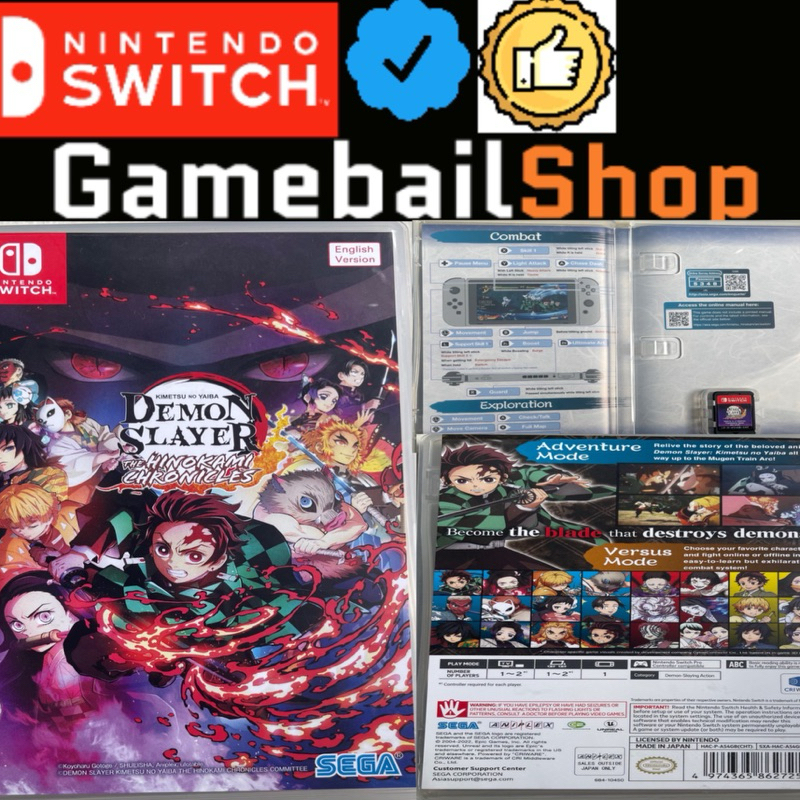 Jual Nintendo Switch Game - Demon Slayer Demons Kimetsu No Yaiba The ...