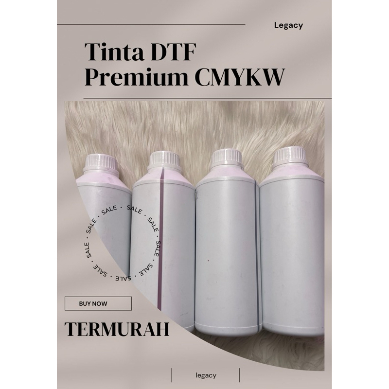 Jual tinta DTF 1 liter warna cmyk dan putih | Shopee Indonesia