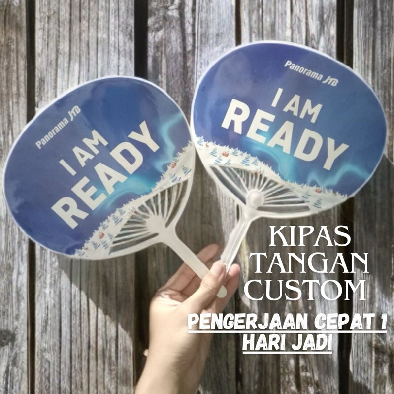 Jual Kipas Kerang Custom 2 Sisi / Kipas Tangan Custom / Kipas Kerang ...