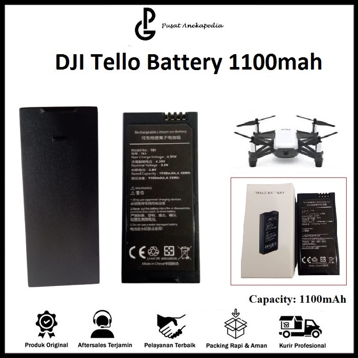 Jual DJI Tello Battery - Batere - Baterai DJI Tello | Shopee Indonesia