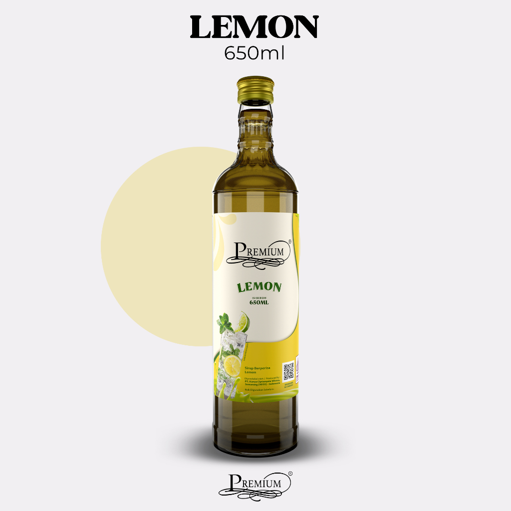 Jual Premium Syrup - Lemon 650ml (Minuman Sirup untuk HORECA) | Shopee ...
