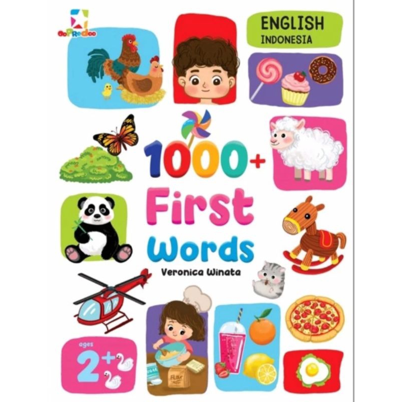 Jual Buku 1000+ First Words English-Indonesia | Shopee Indonesia