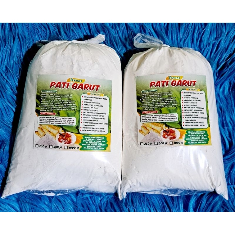 Jual PROMO Tepung Pati Garut Irut HALUS 1kg 1000gr REPACK serbaguna ...