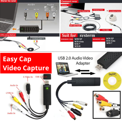 Jual EasyCap Easy Cap Video Capture USB DVD AV Capture Video Card ...