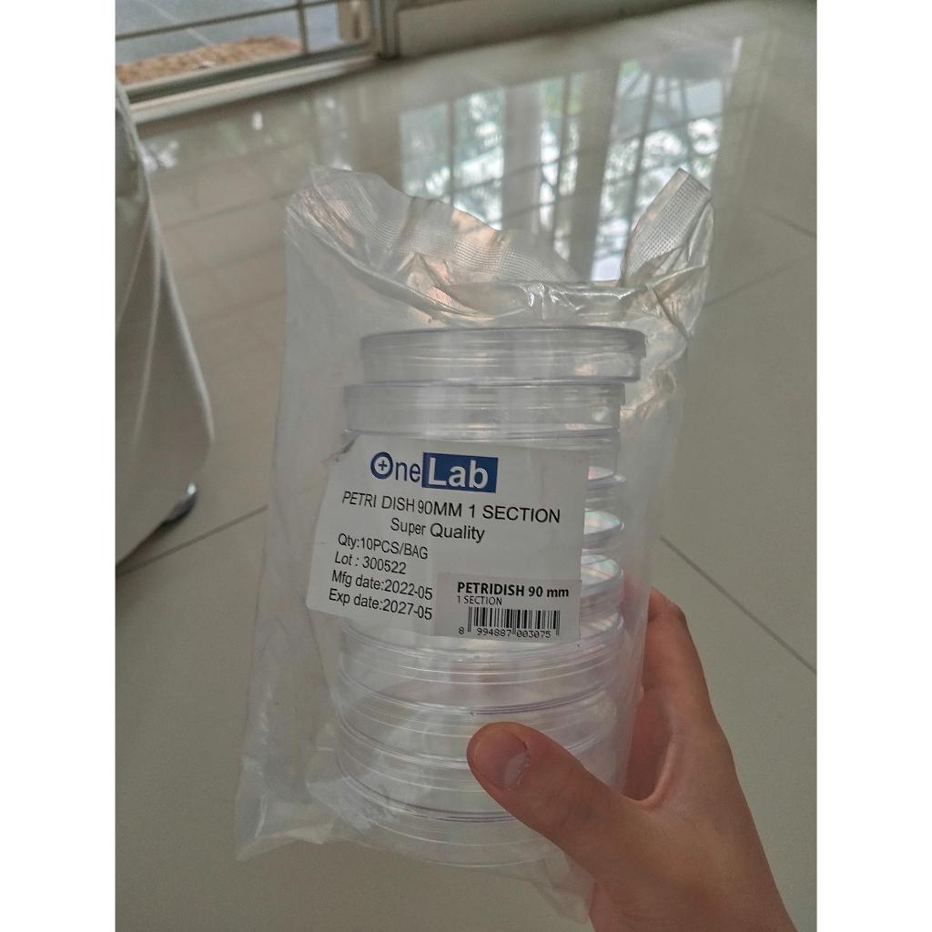 Jual Cawan petri plastik isi 10 steril ukuran 90 mm Onemed (bonus 2 ...