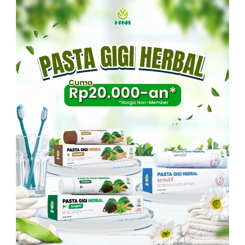 Jual Pasta Gigi Herbal HNI HPAI 100% ORIGINAL ( PGH Siwak, PGH ...