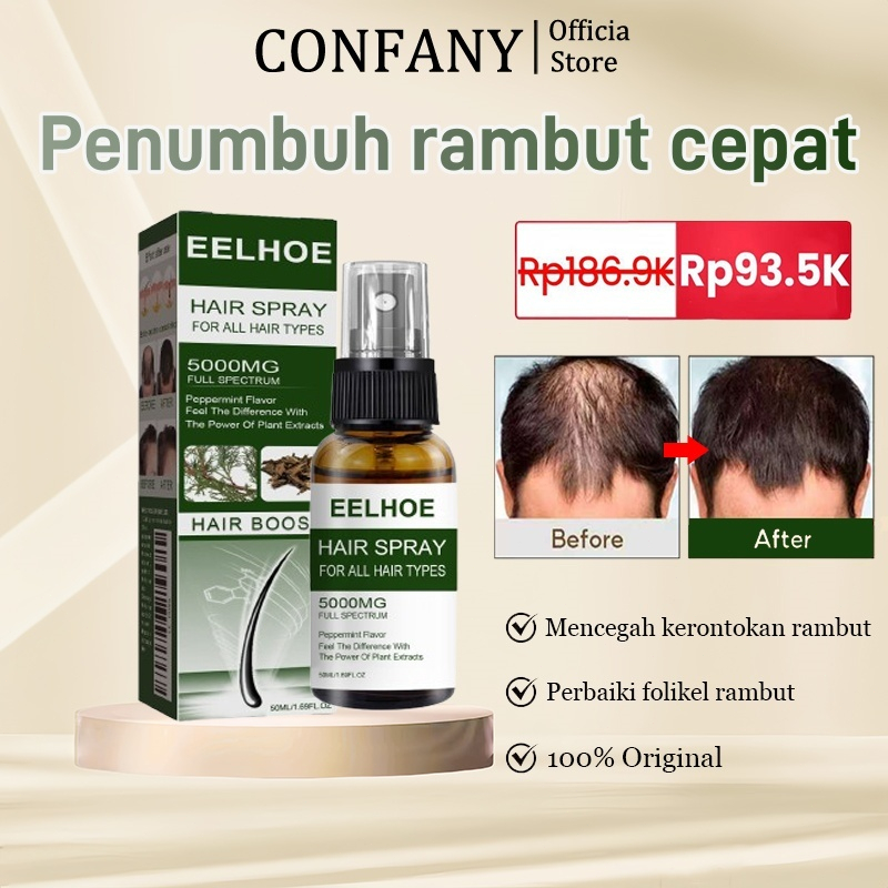 Jual CONFANY Serum Penumbuh Rambut 50ml Hair Tonic Serum Rambut Rontok ...