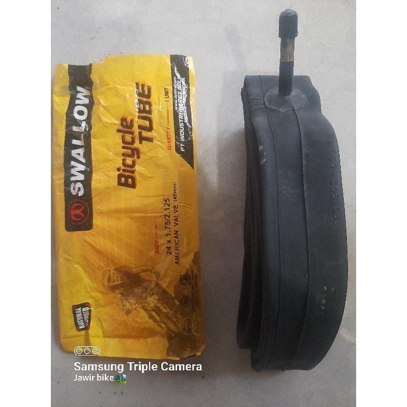 Jual Ban Dalam SWALLOW 24 x 1.75 - 2.125 AV 48MM Ban Dalam Sepeda ...