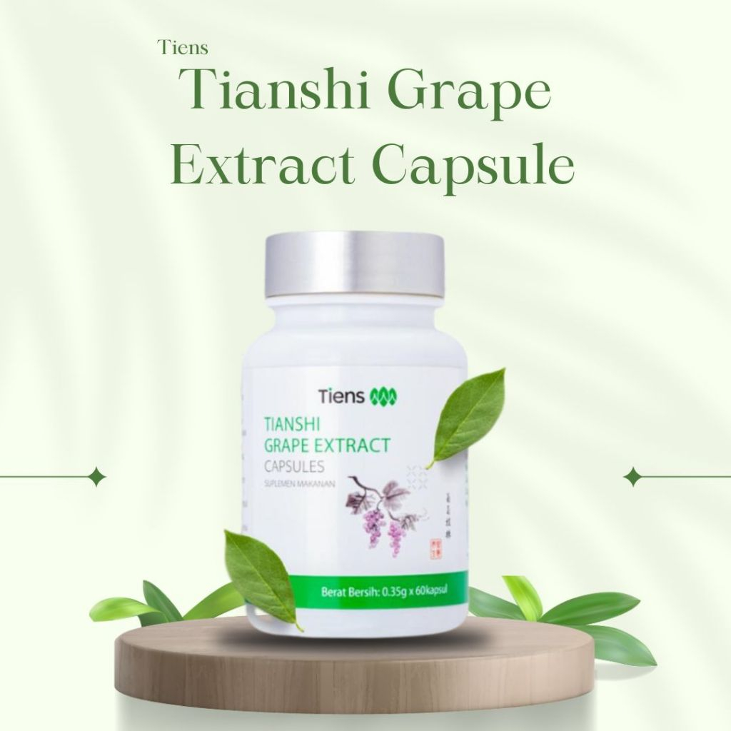 Jual TIENS - TIANSHI GRAPE EXTRACT - CAPSULES - UNTUK KESEHATAN JANTUNG ...