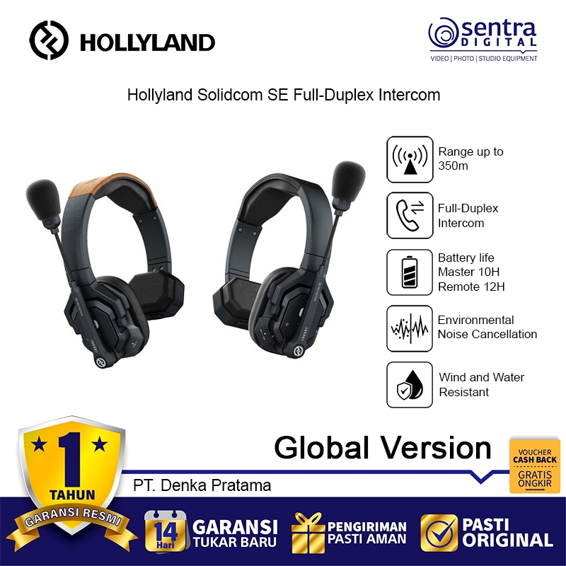 Jual Hollyland Solidcom SE Global Version Full-Duplex Single-Ear ...