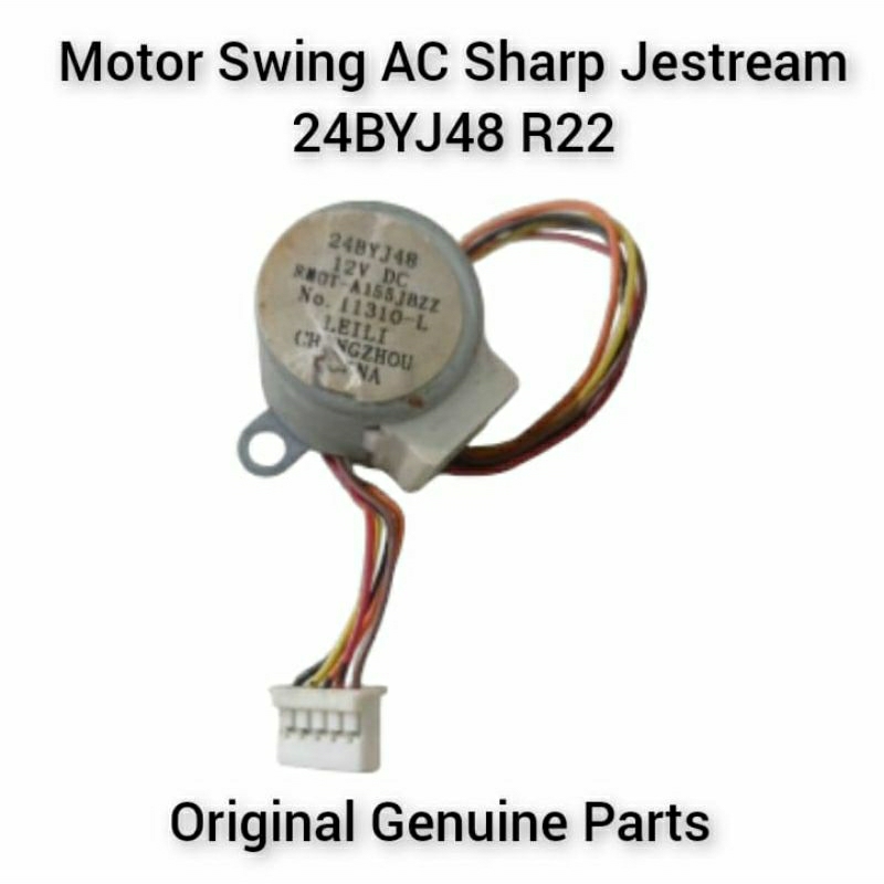 Jual Dinamo Motor Swing AC Sharp JESTREAM 24BYJ48 Original | Shopee ...