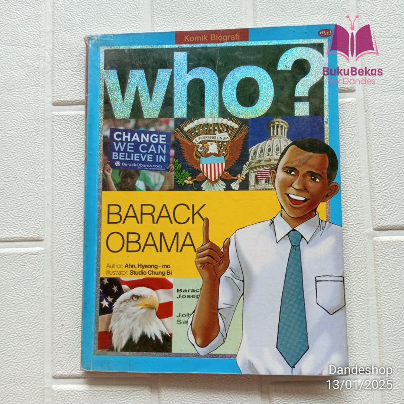 Jual Komik Biografi Who? Barack Obama - Science Comic Educomic Komik ...