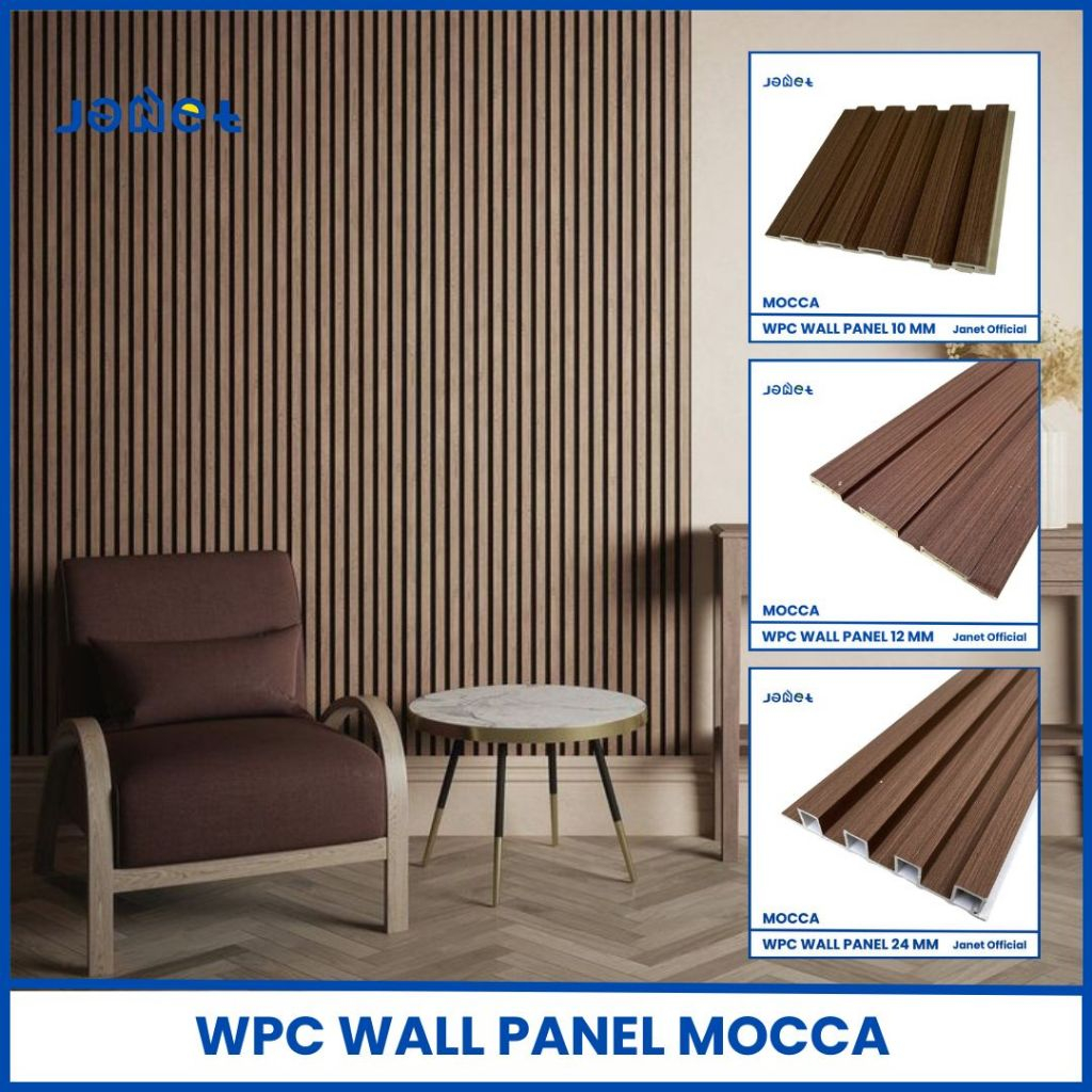 Jual Wpc Wall Panel Mocca 3 Meter 300cm | Wallpanel Pvc Dinding | Wood ...