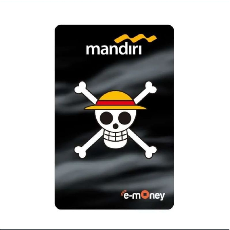 Jual kartu emoney mandiri edisi logo onepiece | Shopee Indonesia