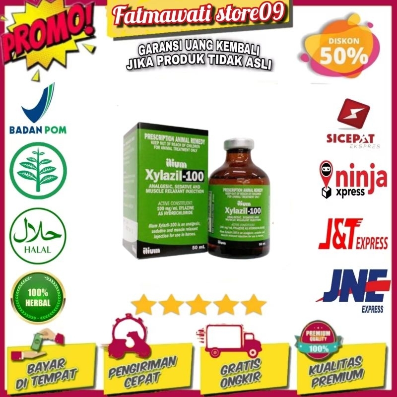 Jual ilium xylazil-100 50ml obat jenis hewan peliharaan xyla | Shopee ...