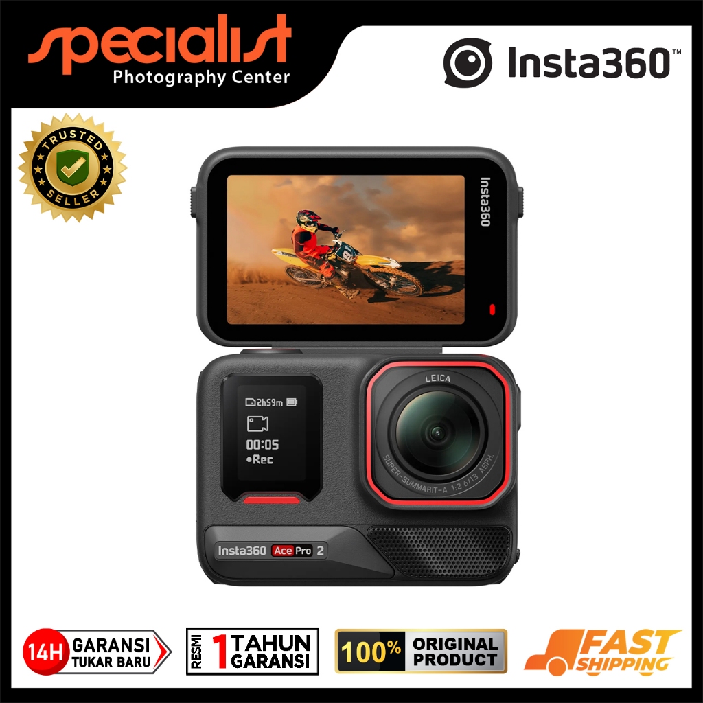 Jual Insta360 Ace Pro 2 Action Camera 8K AI Powered Leica | Shopee Indonesia