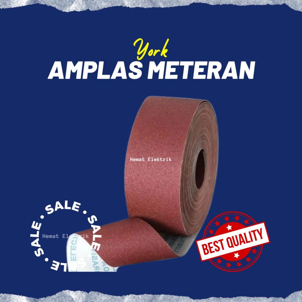 Jual Amplas Roll Kain Meteran Grit 80 100 120 150 180 220 Per Meter ...