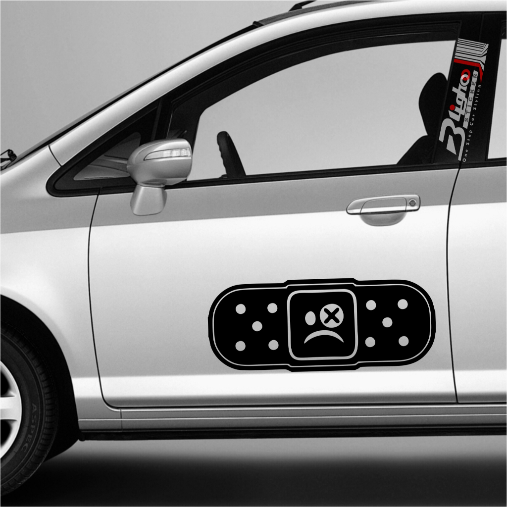 Jual BLIGHOO CUTTING STICKER JDM BAND AID 70CM STIKER PINTU MOBIL KEREN ...