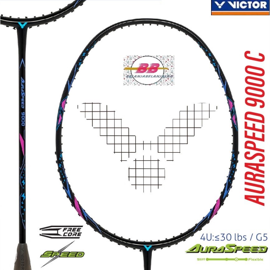Jual Raket Badminton VICTOR AURASPEED 9000 C / ARS-9000 C | Shopee ...