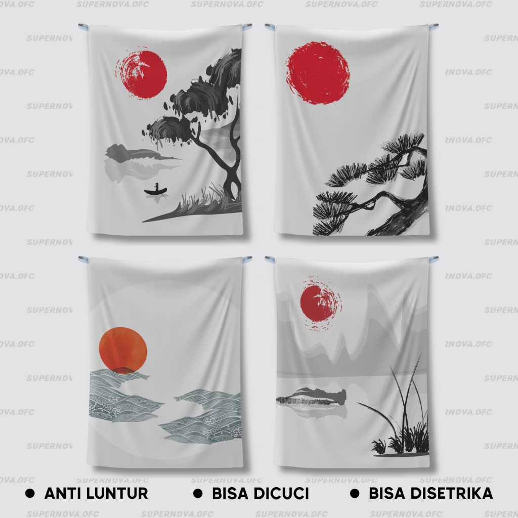 Jual NATURE MINIMALISM - POSTER KAIN TAPESTRY Aesthetic Wallpaper Kain ...