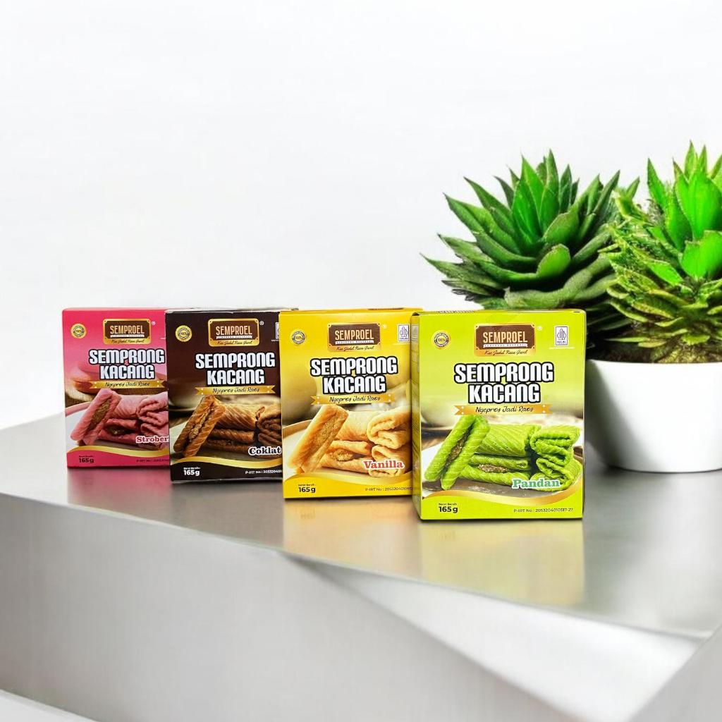 Jual SEMPROEL - Semprong Ngeproel Isi Kacang All Variant | Kue ...
