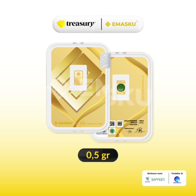 Jual Logam Mulia EMASKU 0,5 Gram Hartadinata Abadi | Shopee Indonesia