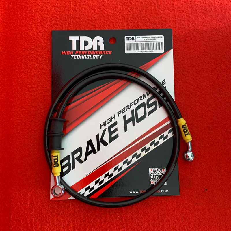 Jual Selang Rem TDR Black Carbon 89cm / 35Inch | Shopee Indonesia