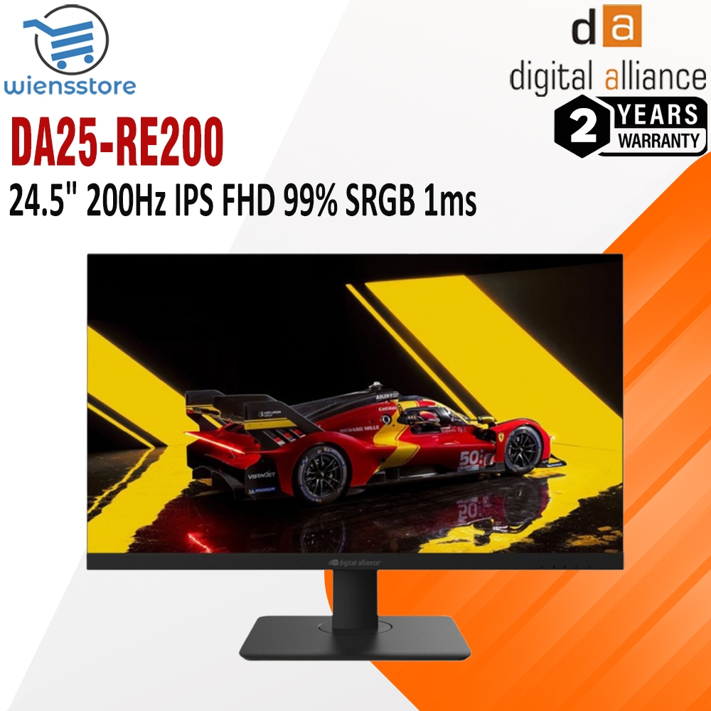 Jual Monitor LED Digital Alliance 24.5" 200Hz IPS FHD 99% SRGB 1ms ...