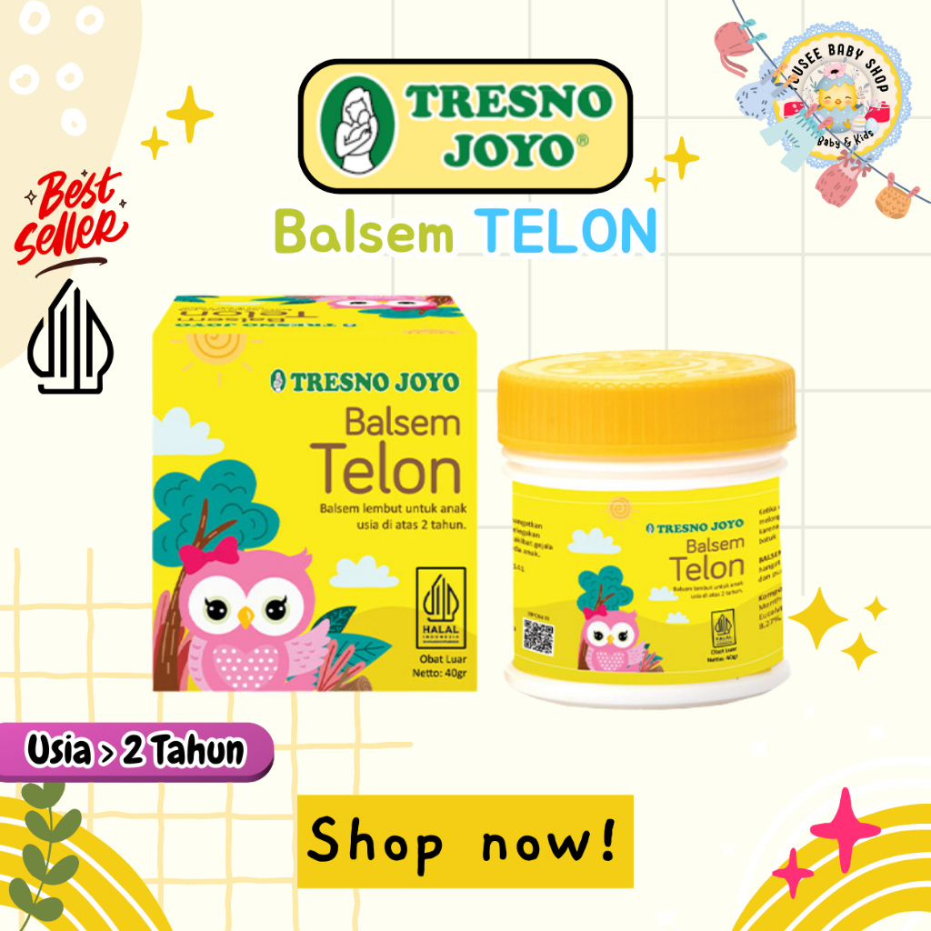 Jual Tresnojoyo Balm Balsem Telon Tresno Joyo 20gr 40gr Melegakan ...