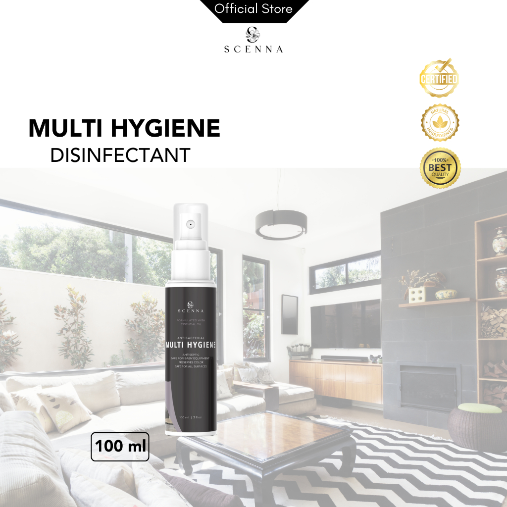 Jual Scenna Disinfectant Multi Hygiene Spray 100ML Antibacterial ...