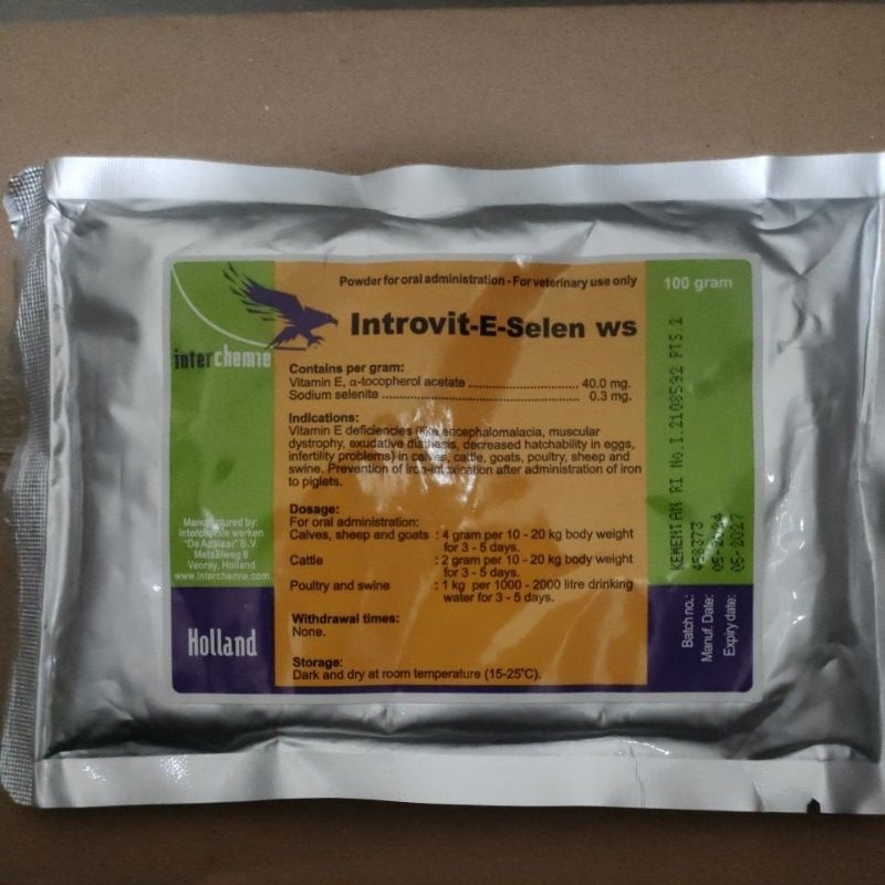 Jual Introvit E Selen WS 100 gram | Shopee Indonesia