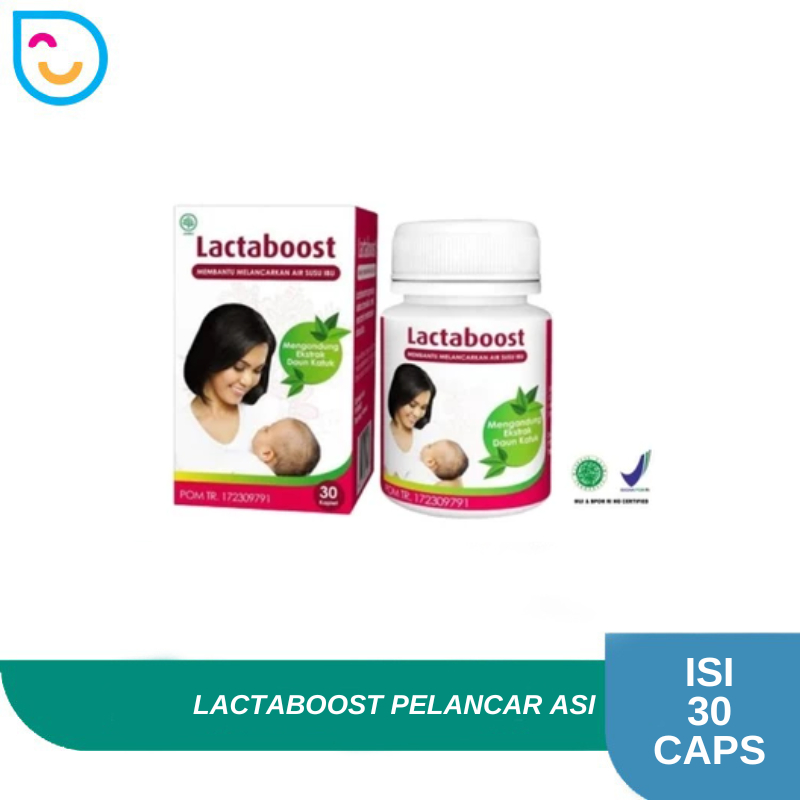 Jual LACTABOOST Pelancar ASI Ekstrak Daun Katuk ASI Booster Herbal | Shopee Indonesia