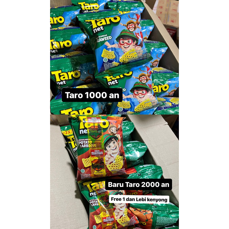 Jual Taro seaweed dan potato BBQ renteng | Shopee Indonesia