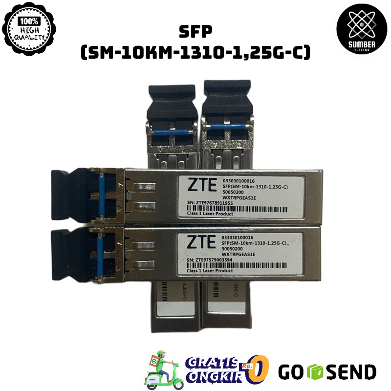 Jual SFP ZTE ( SM - 10 KM - 1310 - 1,25G - C ) | Shopee Indonesia
