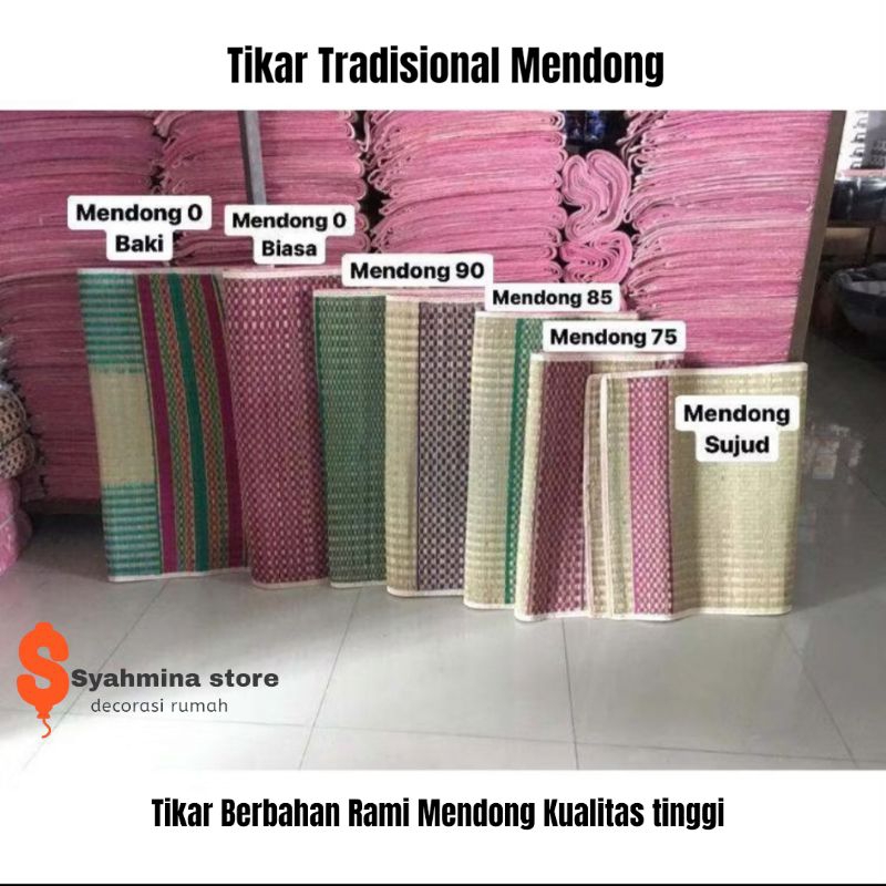 Jual Tikar Mendong tradisional Tikar Tenun Jumbo Tikar Kloso Bermacam ...