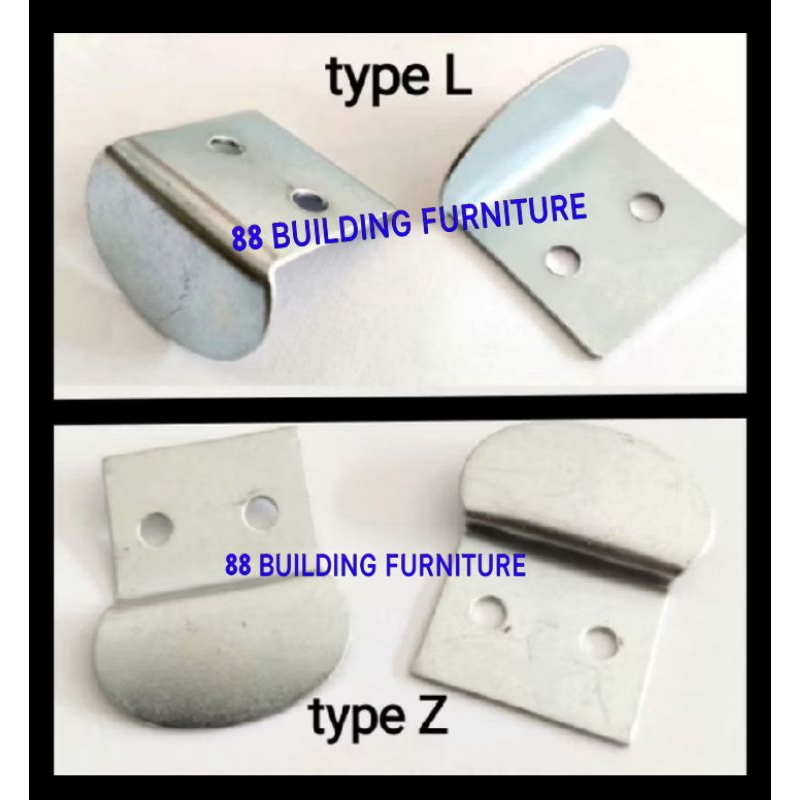 Jual PLAT KLEM JEPIT KACA CERMIN MODEL L S Z / KLEM PENJEPIT TAHANAN ...