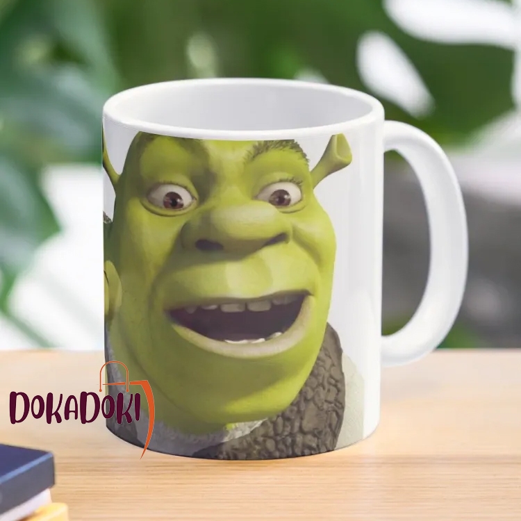 Jual shrek face funny 11 oz. Ceramic Coffee Mug | Shopee Indonesia