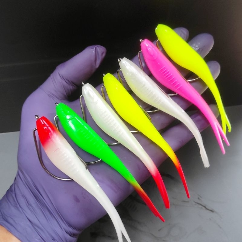 Jual 1 Biji Softlure Baby Silencer 12cm dan Mata Kail | Shopee Indonesia