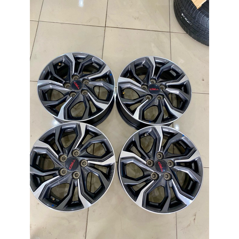 Jual velg original rush trd ring 16 pcd 5x114 cocok rush terios inova ...