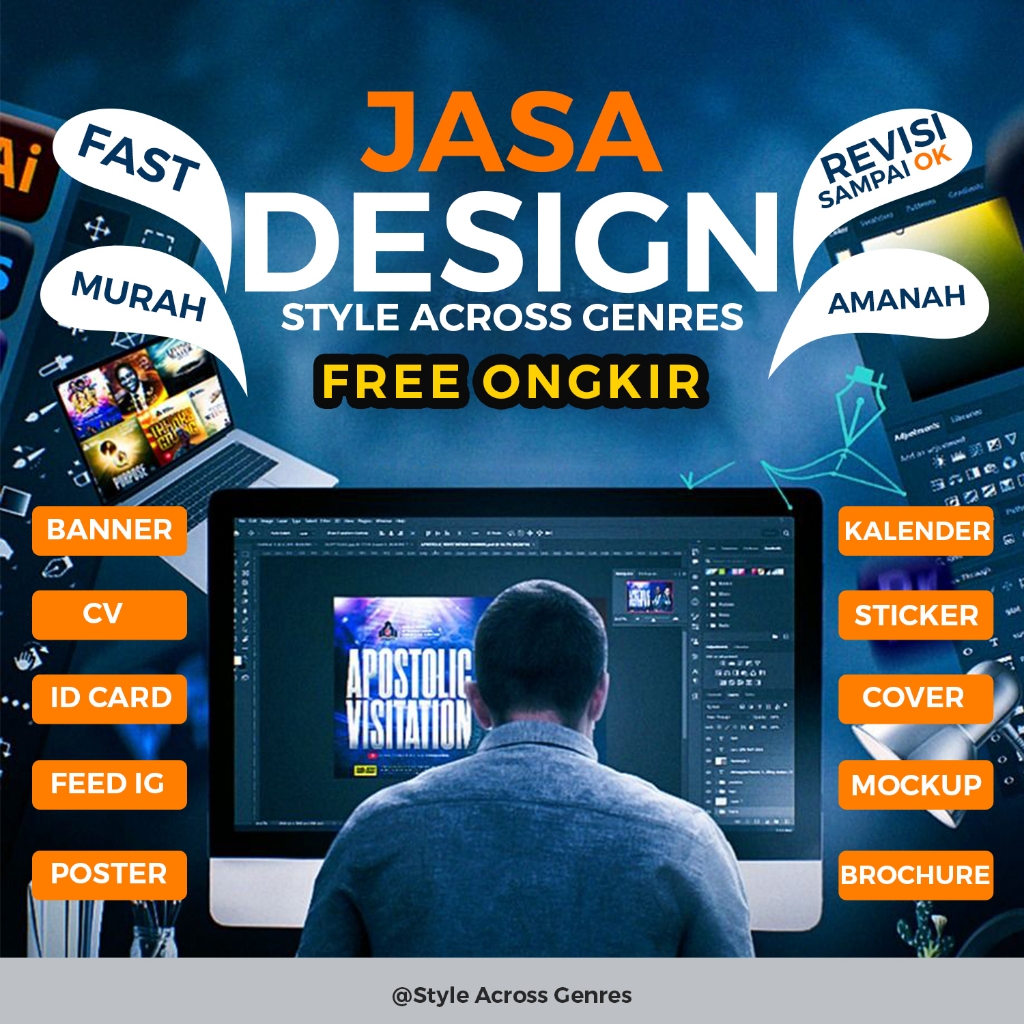 Jual JASA DESIGN GRAFIS/ Logo, Cv, Banner, Sticker, Layout Digital ...
