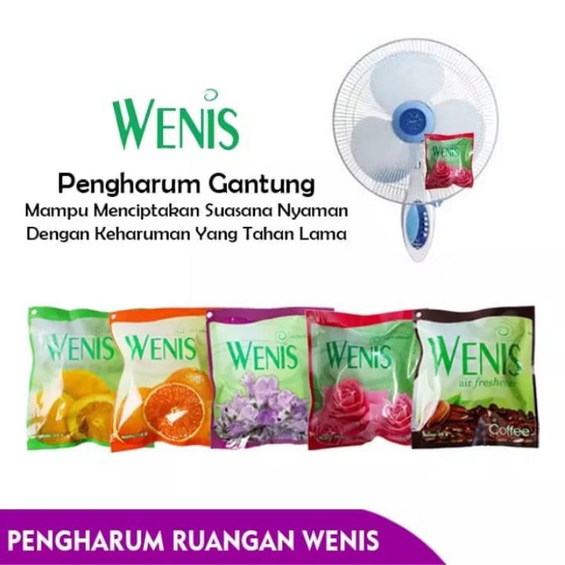 Jual Pengharum Ruangan Gantung Wenis / Pewangi Penghilang Bau Kamar ...