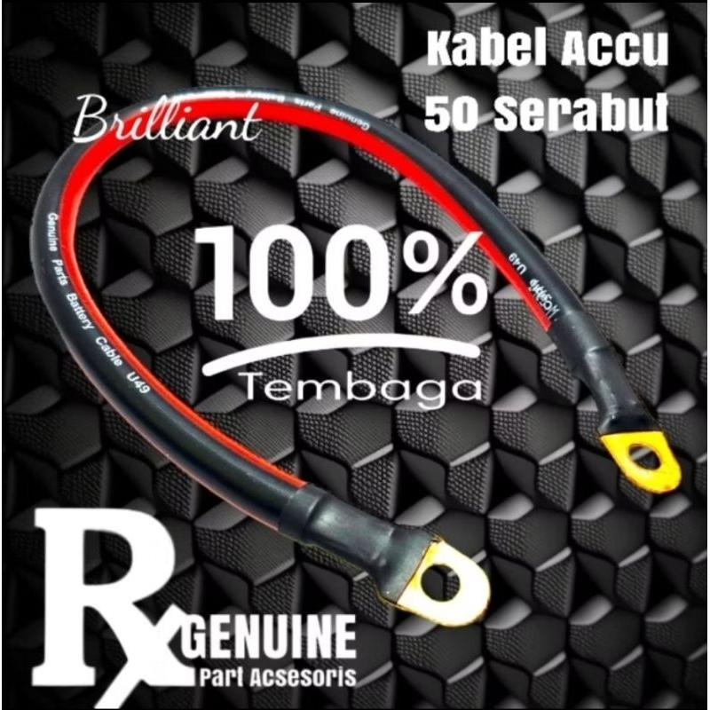 Jual Kabel Aki / Accu Mobil - Kabel dan Sekun Tembaga Asli - 30cm / 50cm / 75cm / 100cm | Shopee ...