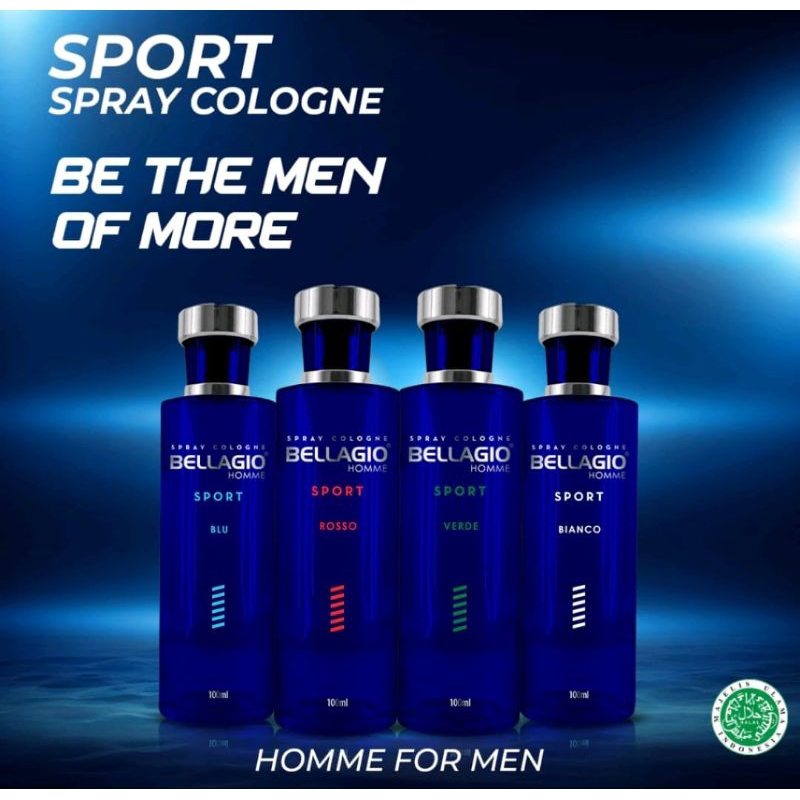 Jual BELLAGIO SPRAY COLOGNE SPORT 100 ML | Shopee Indonesia